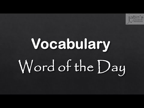 Vocabulary - Word of the day 22 (Lament)