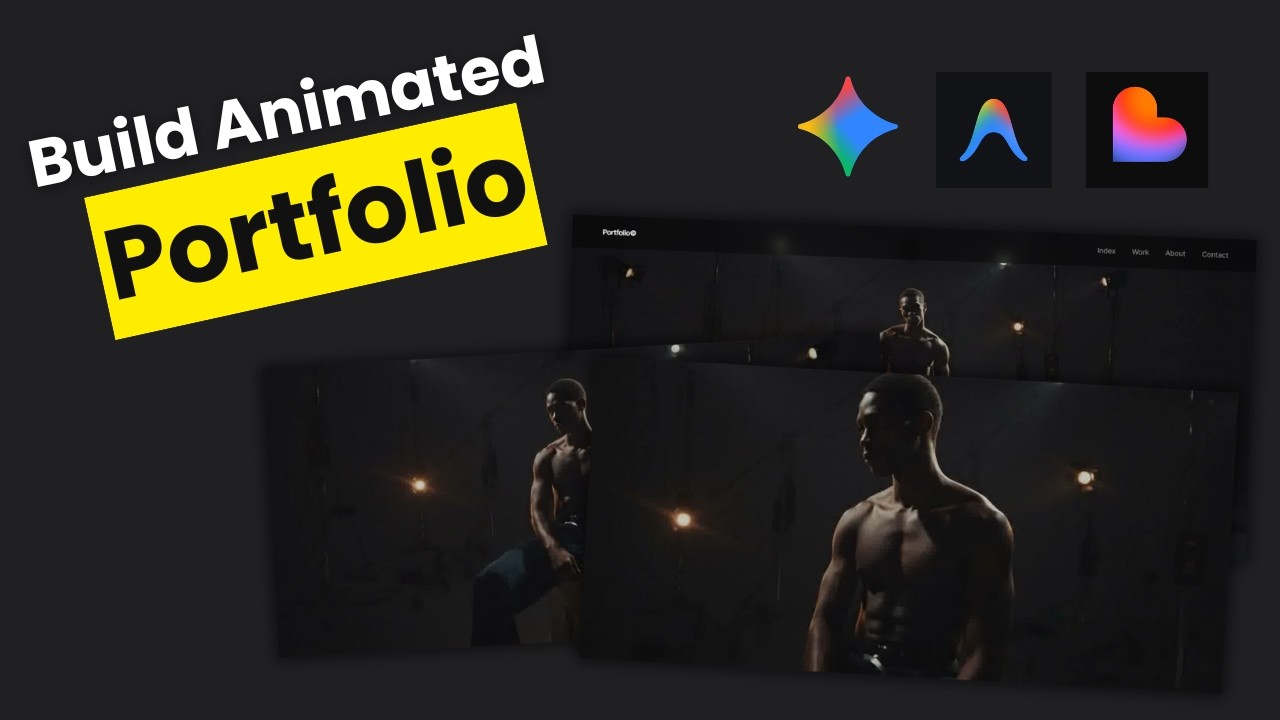 I Built This Modern Portfolio Website Using AI (NO CODE)