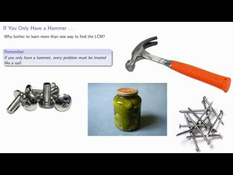 LCM of whole numbers