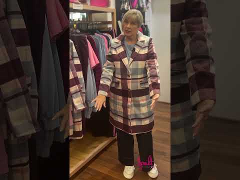 Blanche Check Coat Try-On | Pink & Khaki Winter Must-Have 🧥✨