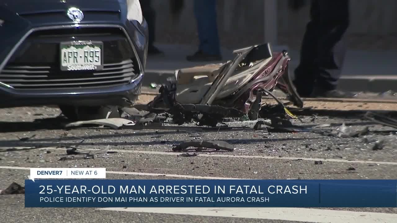 25-year-old man arrested for allegedly killing Aurora driver while trying to evade traffic stop