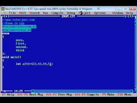 Learn Enum In C in Tamil - Mind Luster