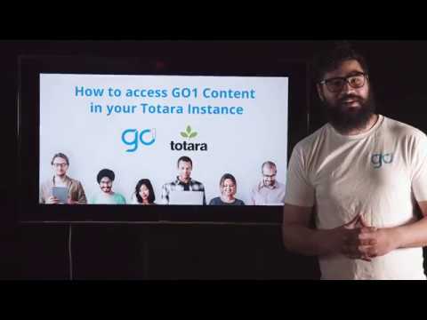 Totara and GO1 Plugin Walkthrough