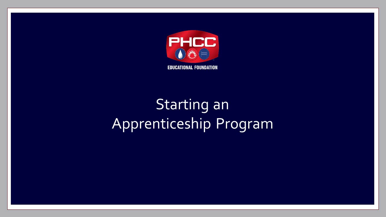 How to Start an Apprentice Program