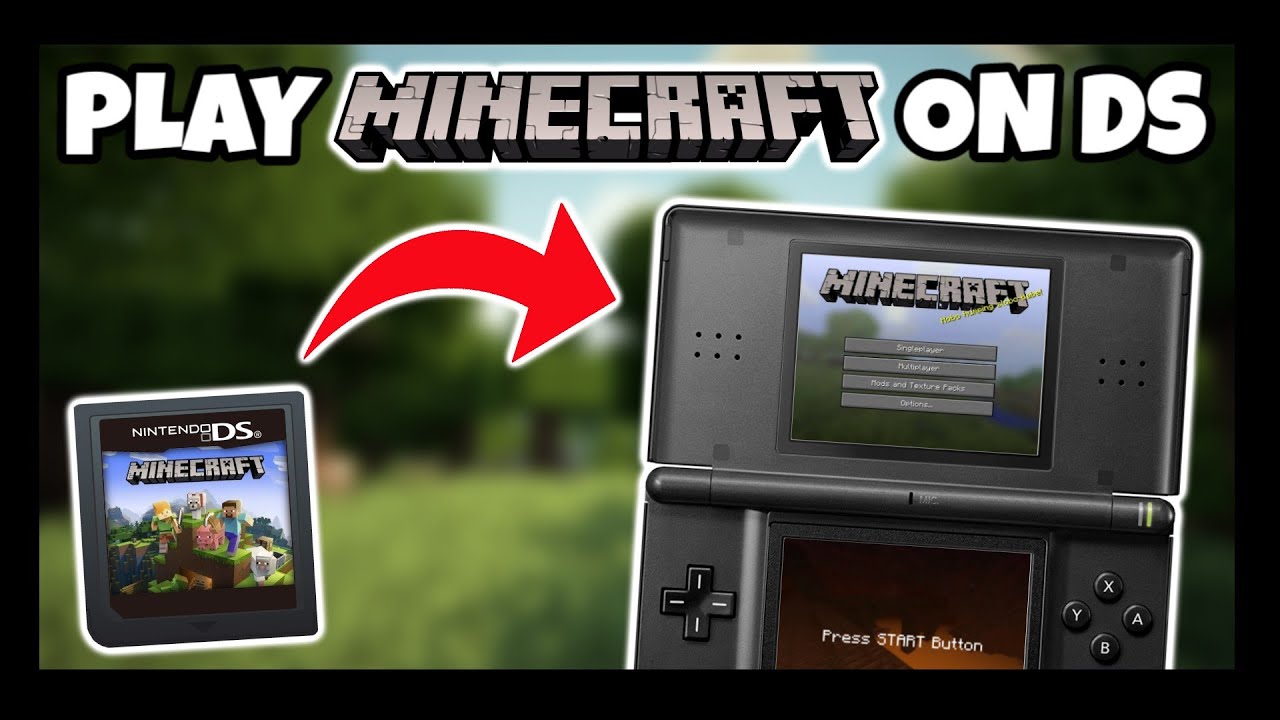 How to play Minecraft on Nintendo DS (newest version 2022)