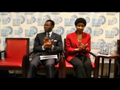Mandy Moore Introduces President Teodoro Obiang at the Roll Back Malaria Partnership
