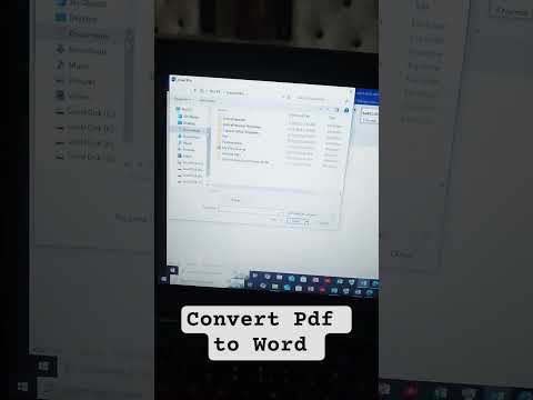 convert PDF to Word #windows #microsoftoffice #pdftoword #tutorial #dataextractor