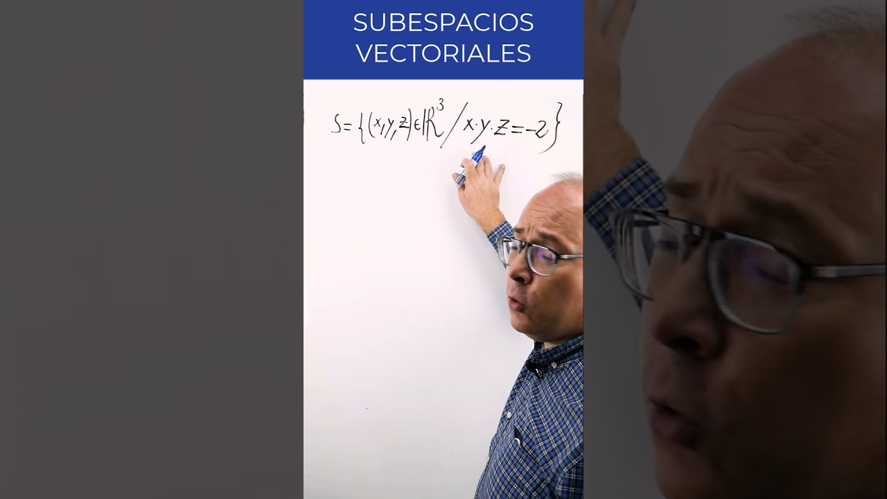 📽 IS IT A SUBSPACE? 🤔 VECTOR SPACES, linear algebra #mathematics