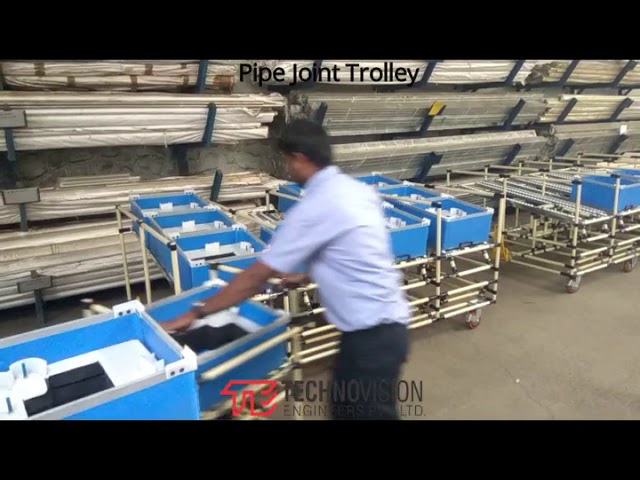 Pipe Joint Trolley - PJS Round Trolley Manufacturer from Pimpri Chinchwad