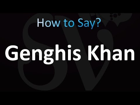 How to Pronounce Genghis Khan (correctly!)