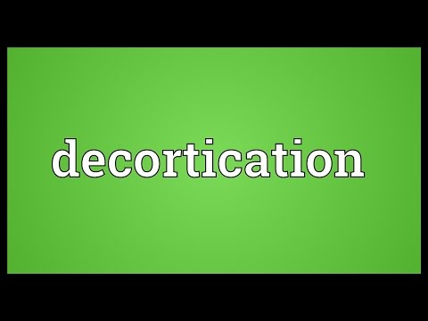 Decortication Meaning