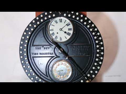 The Dey Time Register, antique clocking-in machine, circa 1900