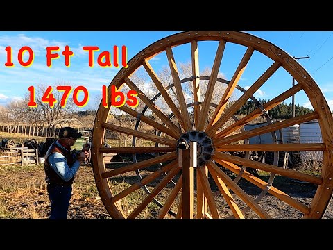 Complete Build 10 Foot Logging Wheels | Engels Coach Shop