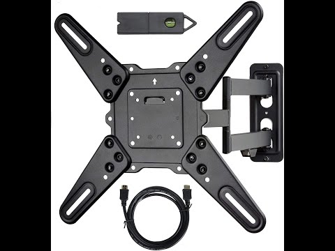 VideoSecu ML531BE2 TV Wall Mount kit with Free Magnetic Stud Finder and HDMI Cable Review