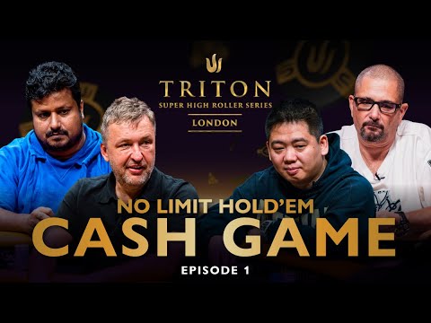 No Limit Hold'em CASH GAME | Episode 1 - Triton Poker London 2023 Part 3