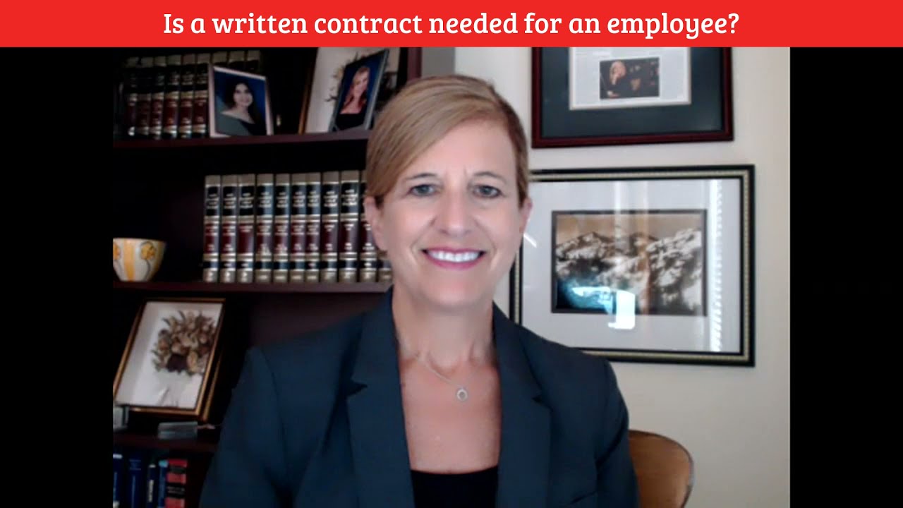 Do I Need a Written Employee Contract?