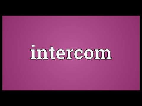 Intercom Meaning