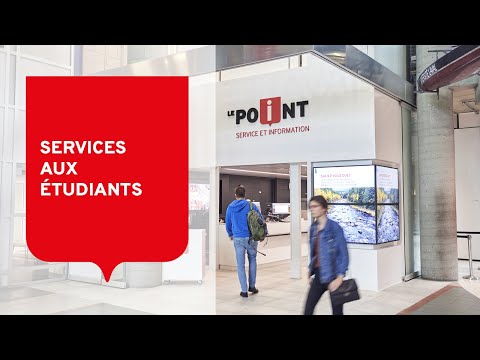Visite du campus de l’Université Laval - Les services aux étudiants