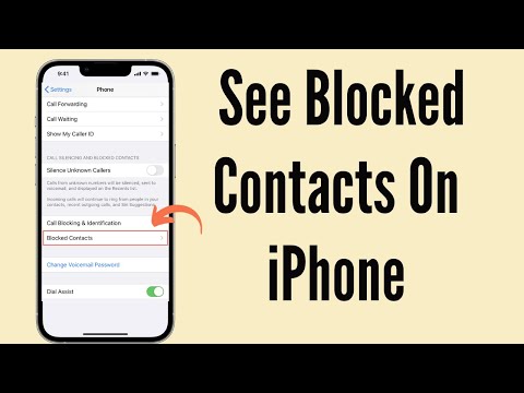 How to View All Blocked Numbers on Your iPhone | How To See Blocked Contacts On iPhone