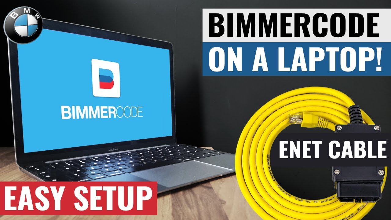 BimmerCode et BimmerLink avec un ordinateur portable - Installation facile avec un câble ENET