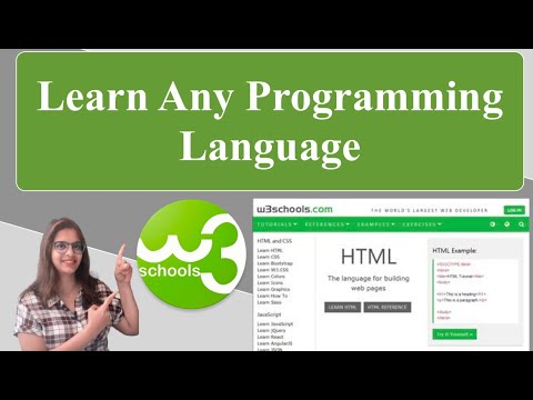 Learn Any Programming Language with w3school