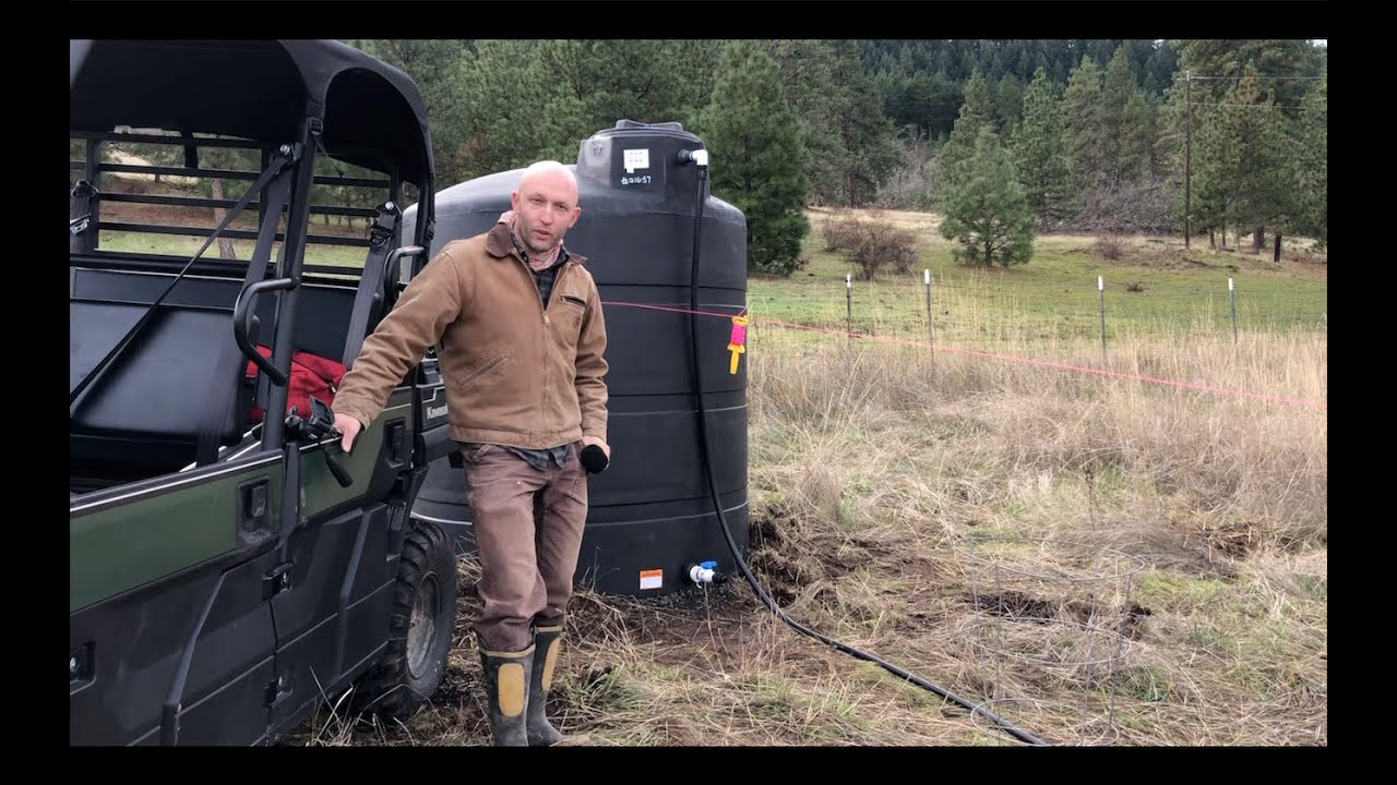 Spring fed gravity irrigation system