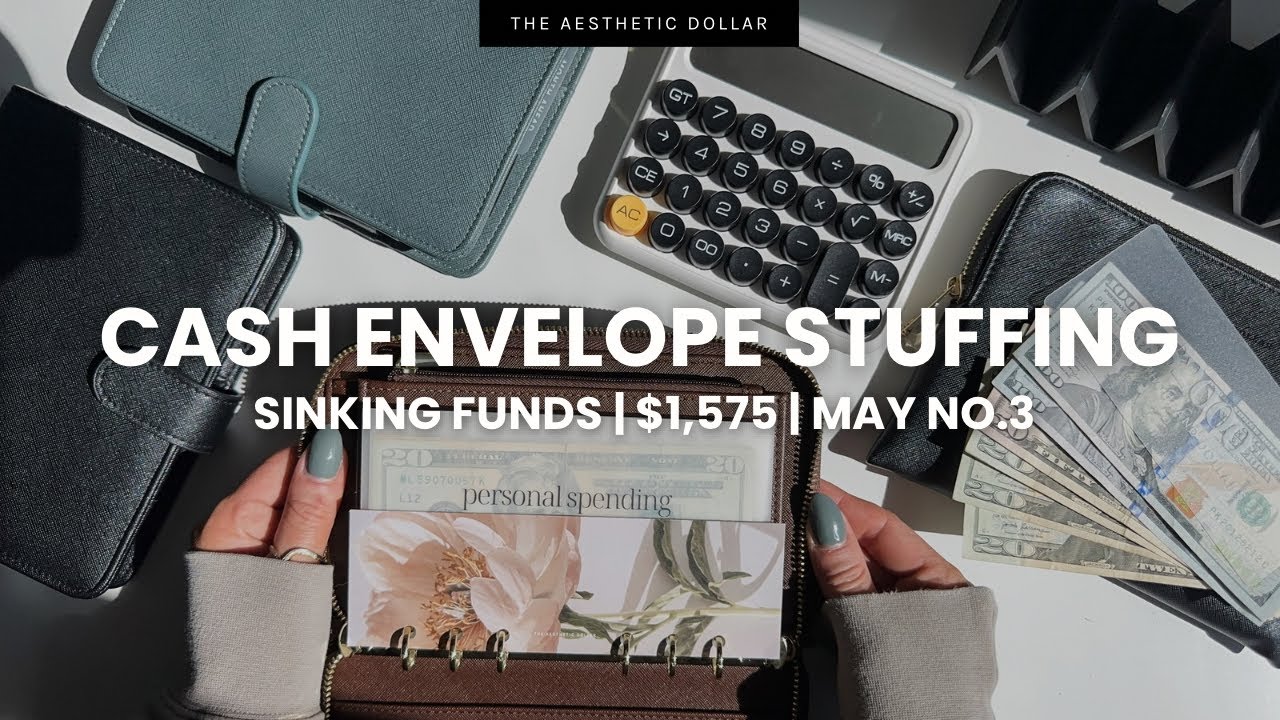 Weekly Cash Stuffing 🖤 $1,575 | Sinking Funds and Savings Challenges
