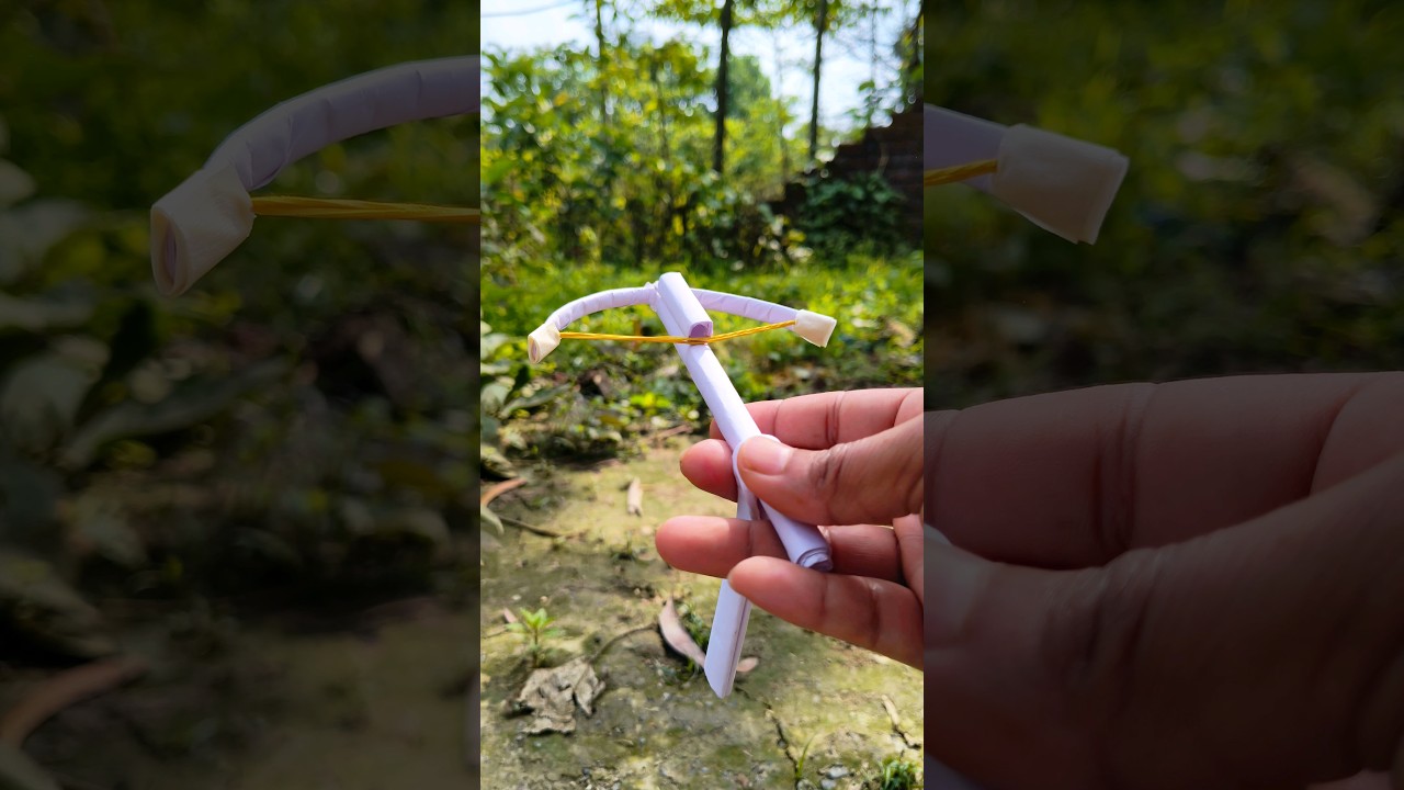 🏹 Archery Bow  🏹 | 🎯 Arrow Bow🎯 | #diy #craft #papercraft #gun #arrow