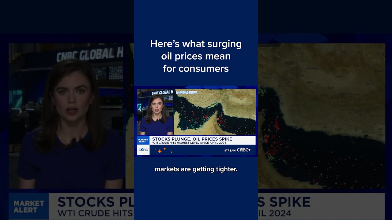 Here's what surging oil prices mean for consumers