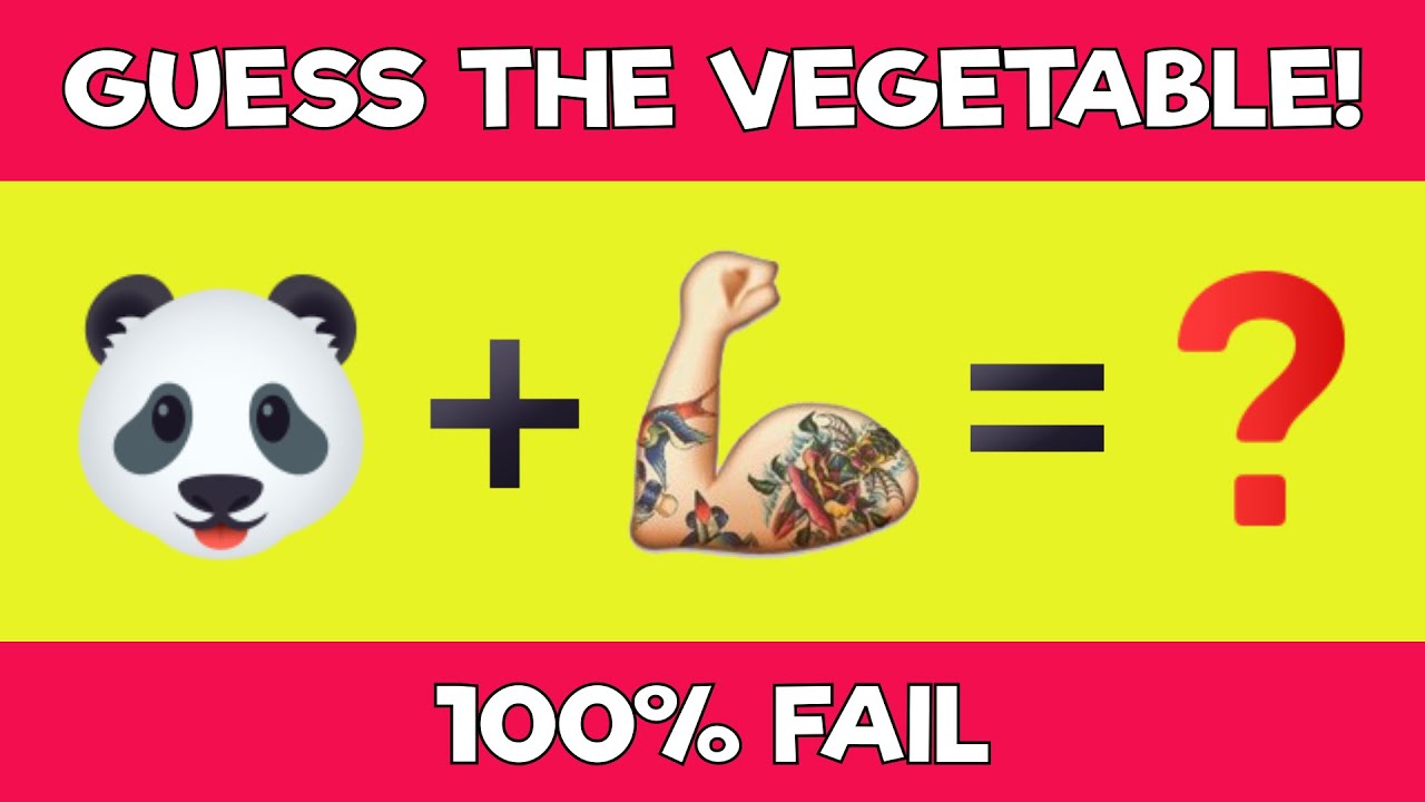 Can You Guess The Vegetable By Emoji | Emoji Puzzles
