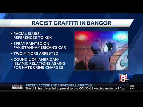 Video: CAIR Seeks Hate Crime Charges for KKK, N-Word Vandalism Targeting Maine Pakistani-American