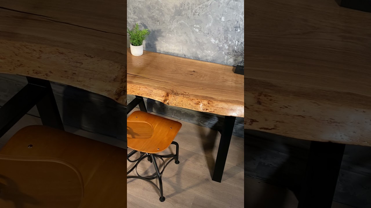 Live Edge Oak Office Desk