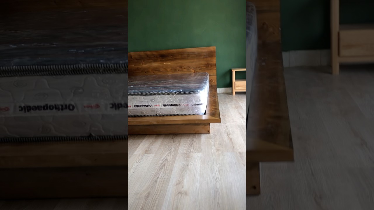 Low platform bed