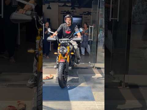 The beast triumph scrambler 400 x delevery #triumph #scrambler#400x #newbike#reels#shorts#viralvideo
