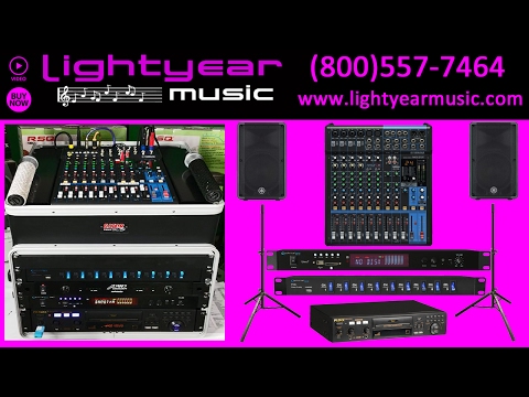 Karaoke Machine Complete Pro Karaoke System With Hard shell Case Lightyearmusic (800)557-7464