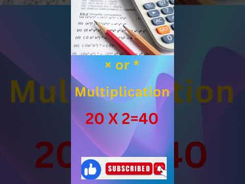 List of Mathematical Symbols (part 1)
