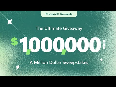 Microsoft Rewards: A million-dollar sweepstakes