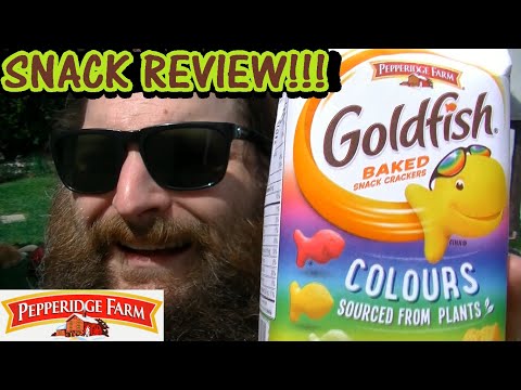 Pepperidge Farm Goldfish. Cheddar🧀flavoured🌈Colours🌈sourced from plants🌱& Tremendous Fire from Ace!!