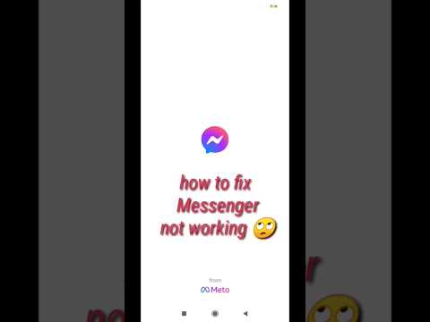 Messenger won't open #messenger #shorts