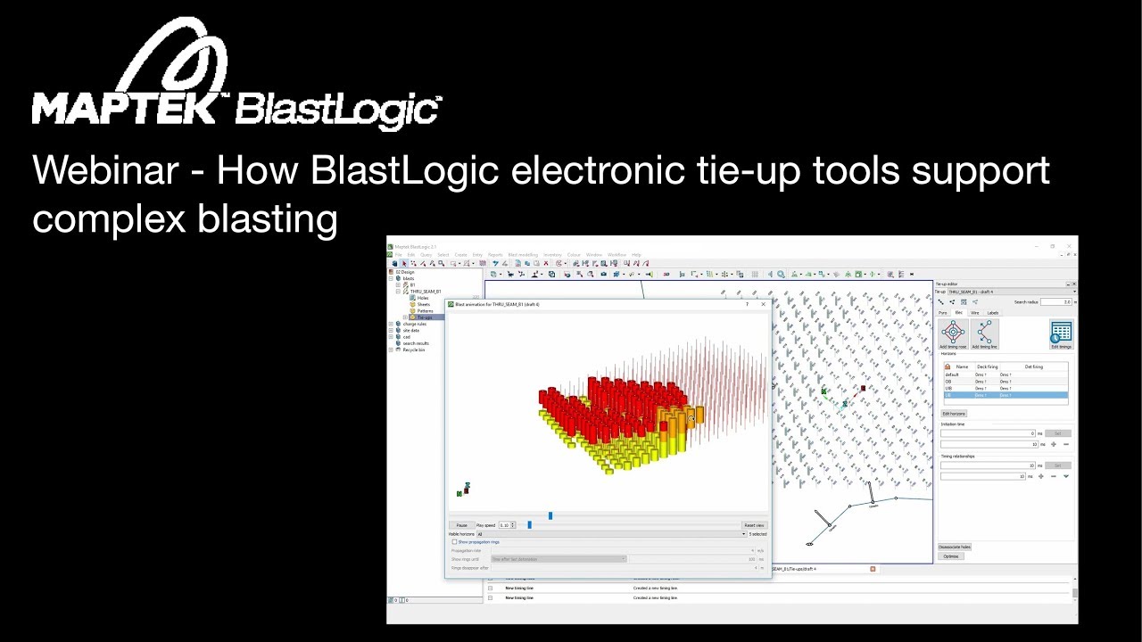 Webinar: How BlastLogic electronic tie-up tools support complex blasting