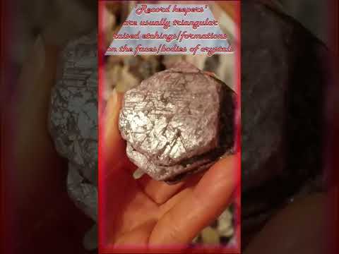 Record keeper ruby with black mica from India #crystals #shorts