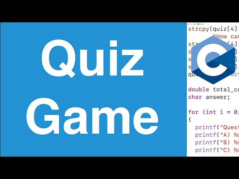 Quiz Game | C Programming Example