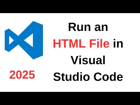 How to Run an HTML File in Visual Studio Code (VS Code)