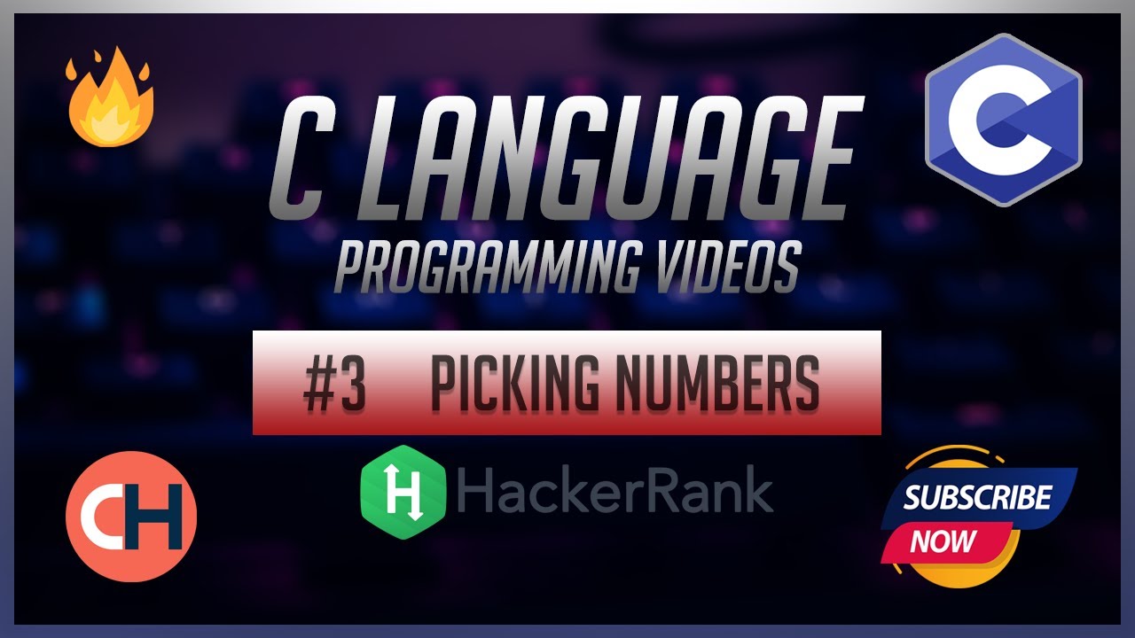 #Hackerrank Picking Numbers In C Language #Hindi