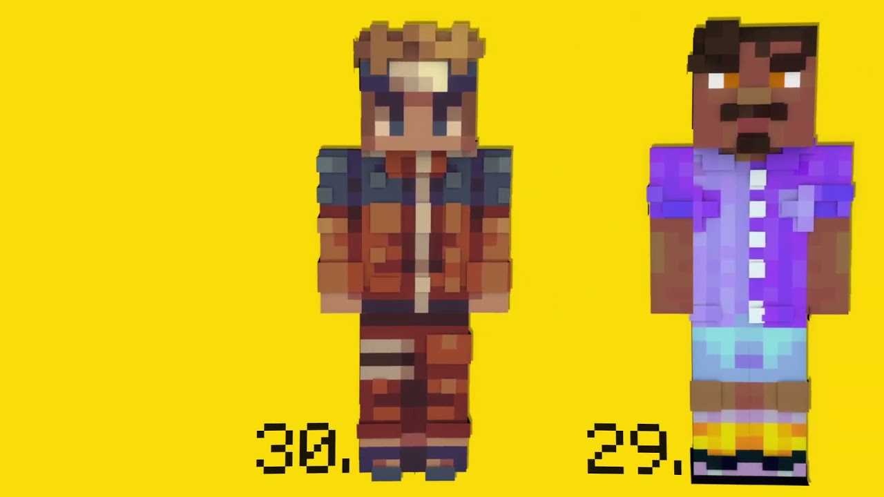 Top 30 minecraft skins 2021