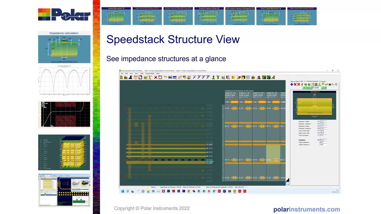 Structure view simplifies management of layer stack design for PCBs with many transmission lines.