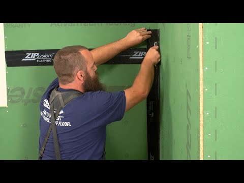 Installing ZIP System Sheathing: Taping Seams and Corners