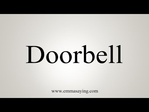 How To Say Doorbell