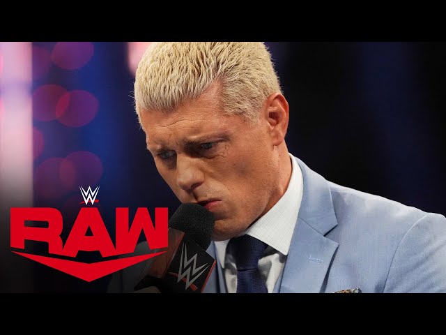 Cody Rhodes should've shed "at least a tear or two" on RAW, believes ...