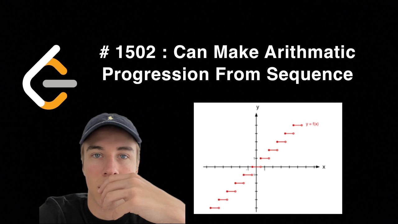 Leetcode 1502. Can Make Arithmetic Progression From Sequence
